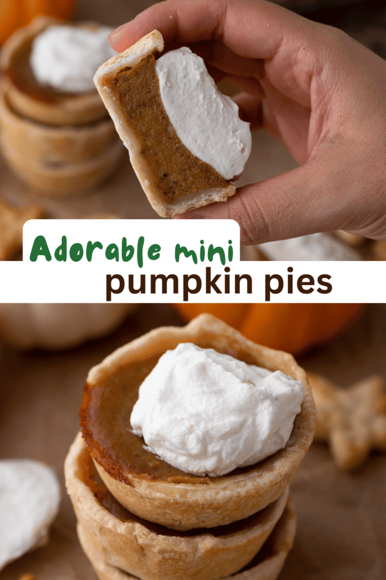 Easy Mini Pumpkin Pies Recipe Made in Muffin Tin - Lifestyle of a Foodie