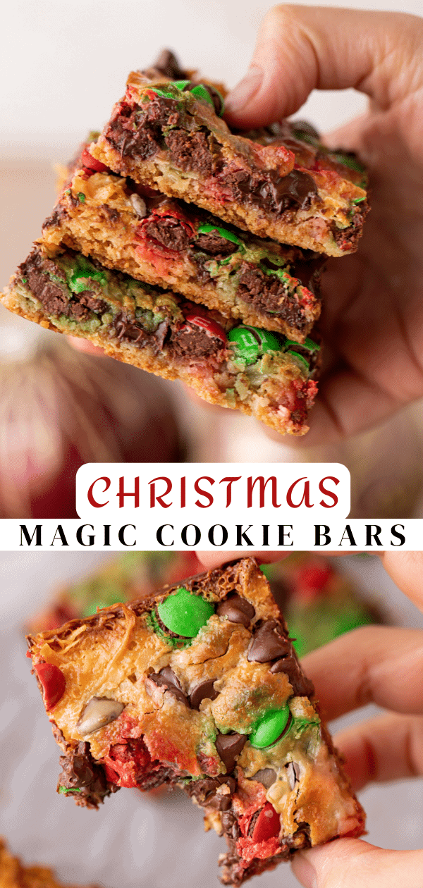 The Best Christmas Magic Cookie Bars Recipe - Lifestyle of a Foodie