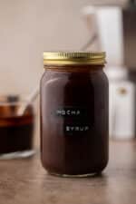 The Best Homemade Mocha Coffee Syrup Recipe - Lifestyle of a Foodie