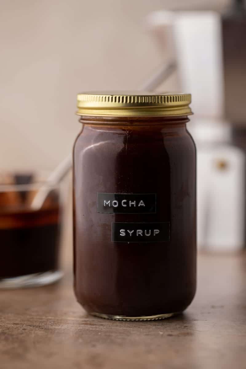 The Best Homemade Mocha Coffee Syrup Recipe - Lifestyle of a Foodie