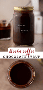 The Best Homemade Mocha Coffee Syrup Recipe - Lifestyle of a Foodie