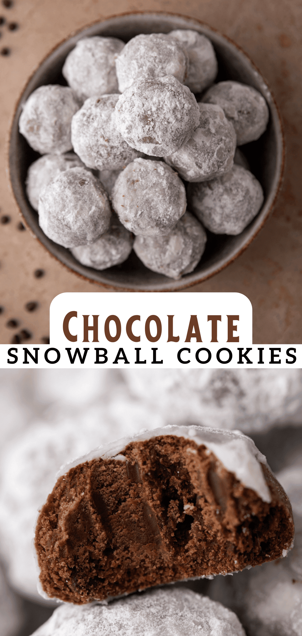 Chocolate Snowball Cookies (Rich, Soft & Chocolatey) - Lifestyle of a ...