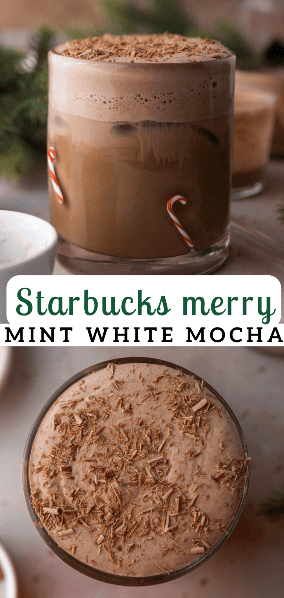 Easy Starbucks Merry Mint White Mocha Copycat Recipe - Lifestyle of a ...