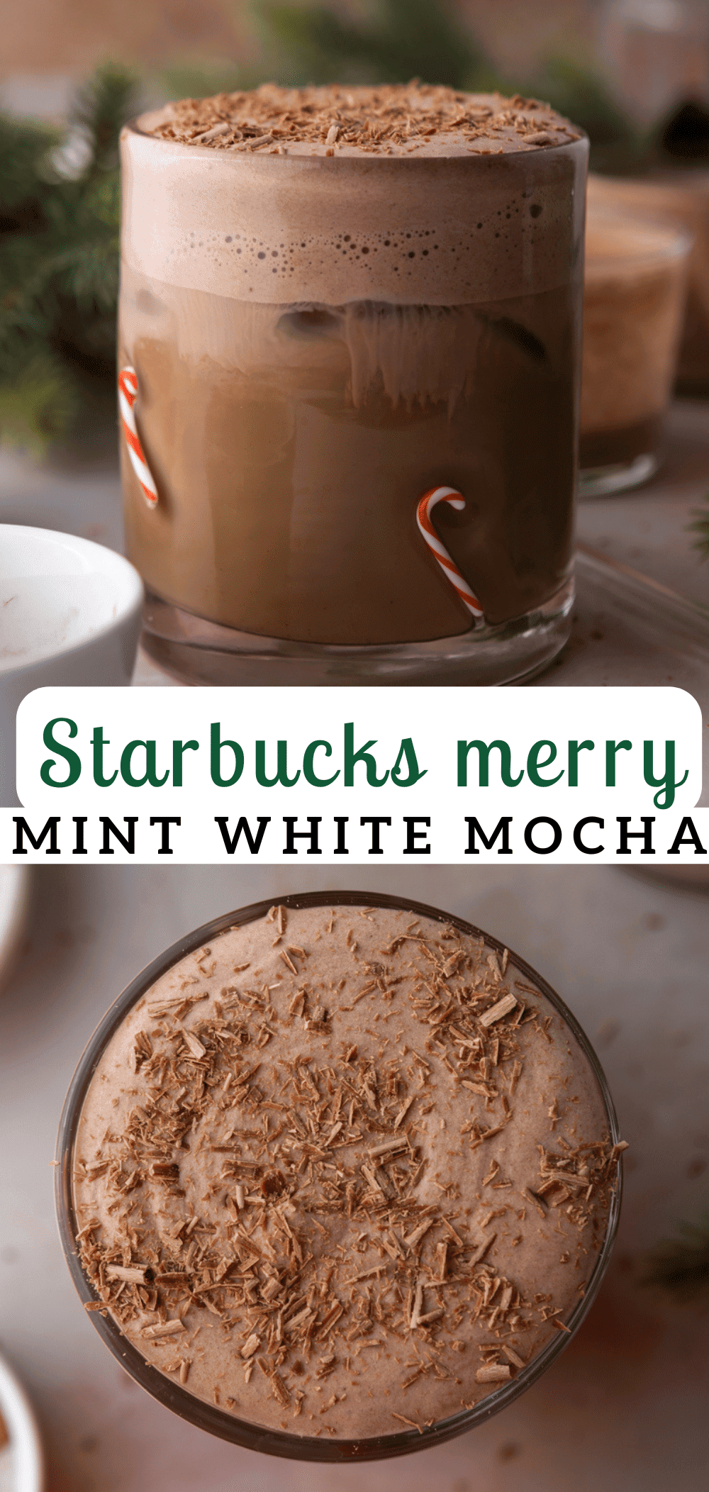 Easy Starbucks Merry Mint White Mocha Copycat Recipe - Lifestyle of a ...
