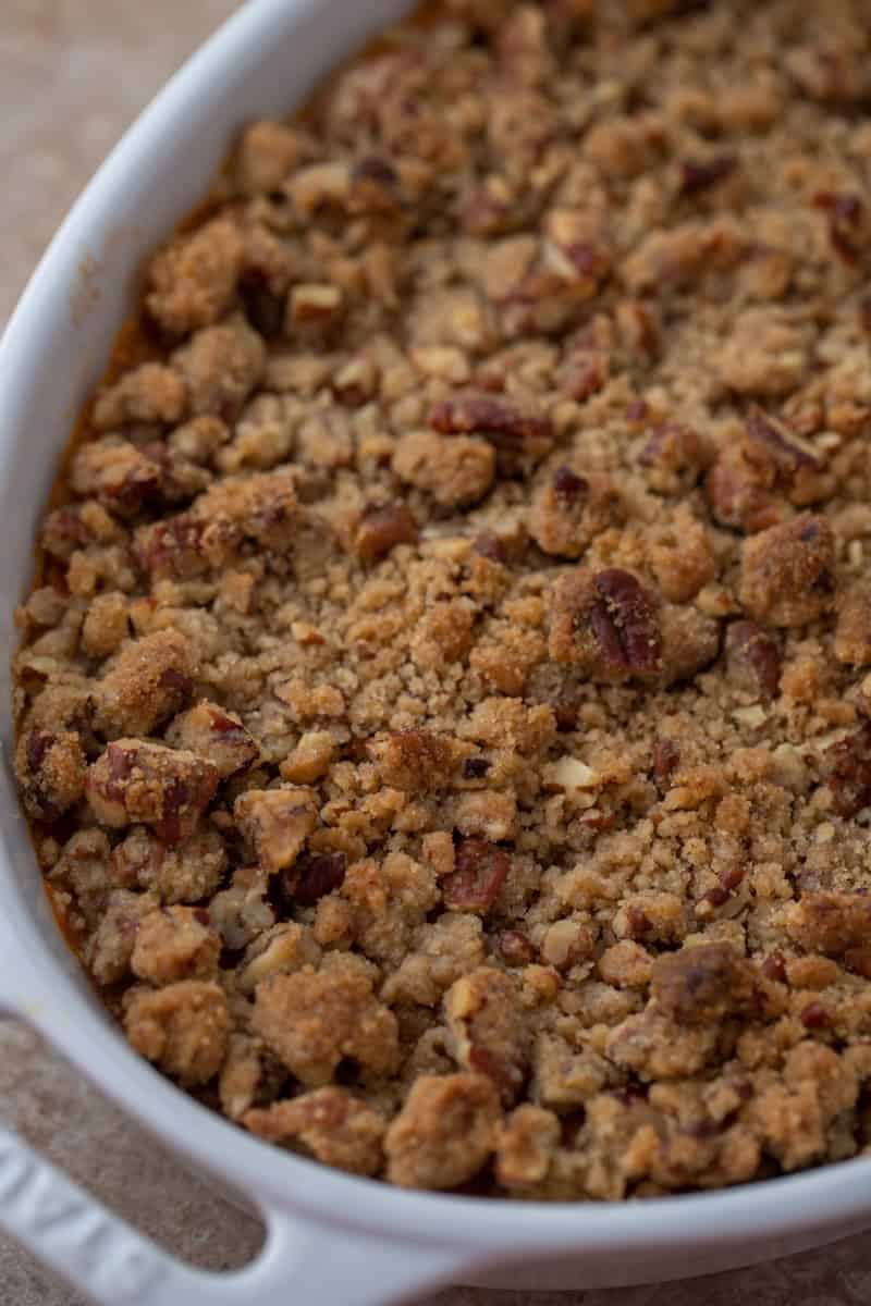 The Best Sweet Potato Casserole With Pecans Recipe - Lifestyle of a Foodie