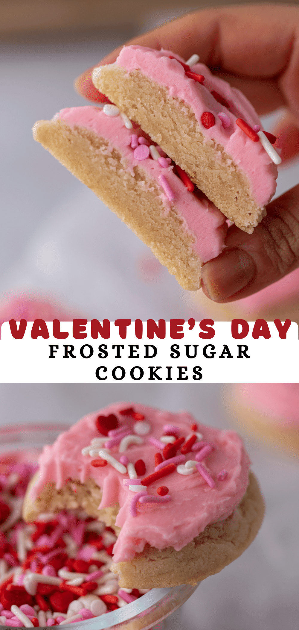 The Best Valentine's Day Frosted Sugar Cookies Recipe - Lifestyle of a ...