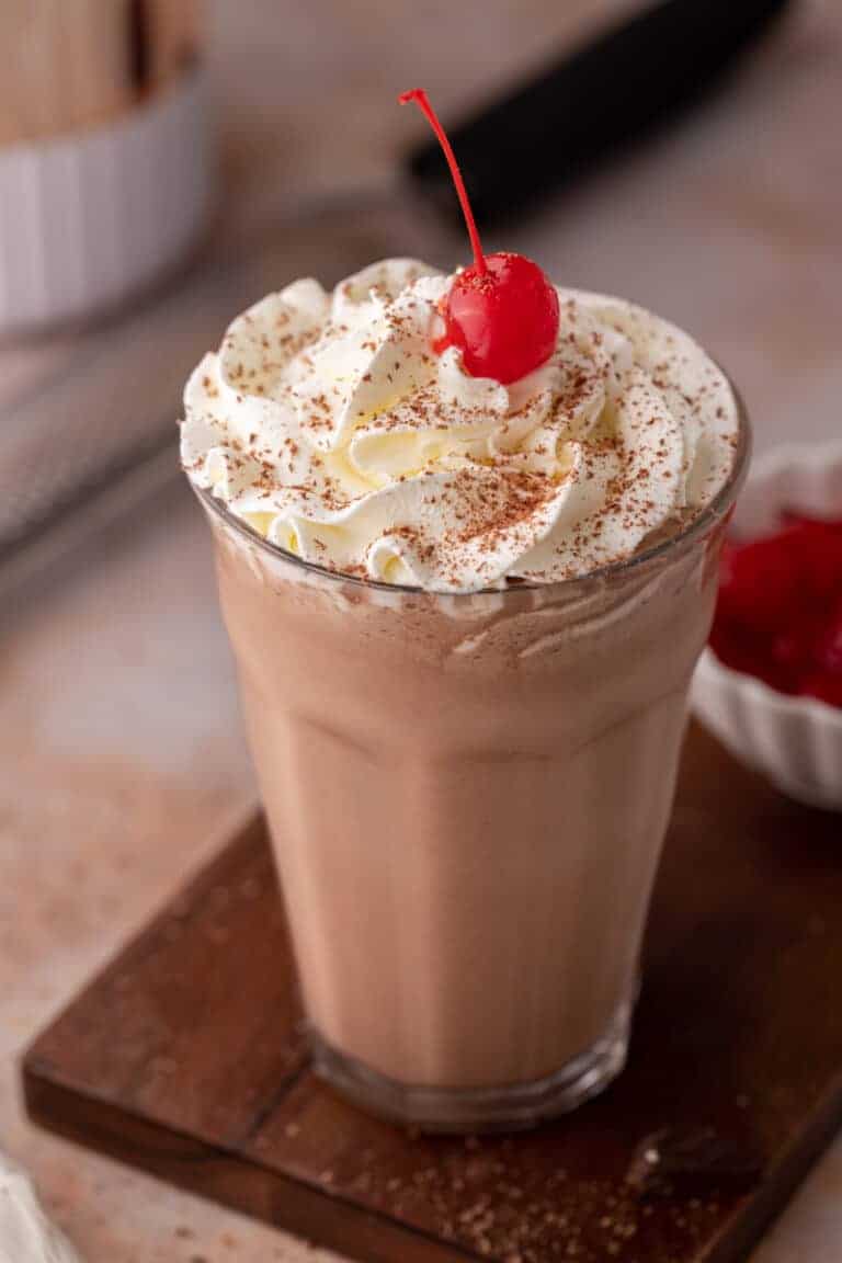 How to Make a Chocolate Milkshake (The Best Recipe) - Lifestyle of a Foodie