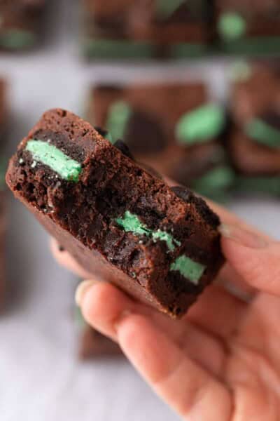 Ultimate fudge Mint Oreo Brownies Recipe - Lifestyle of a Foodie