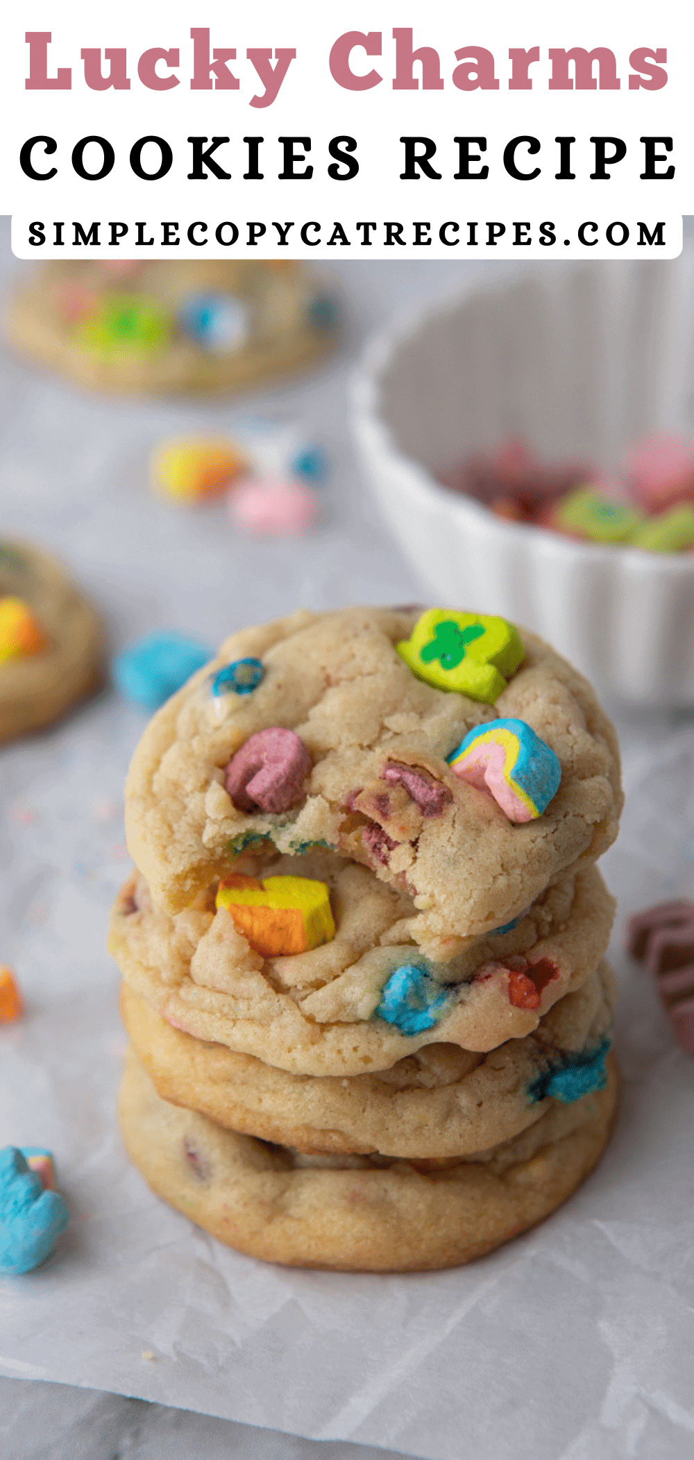 The Best Lucky Charms Cookies Recipe - Lifestyle of a Foodie