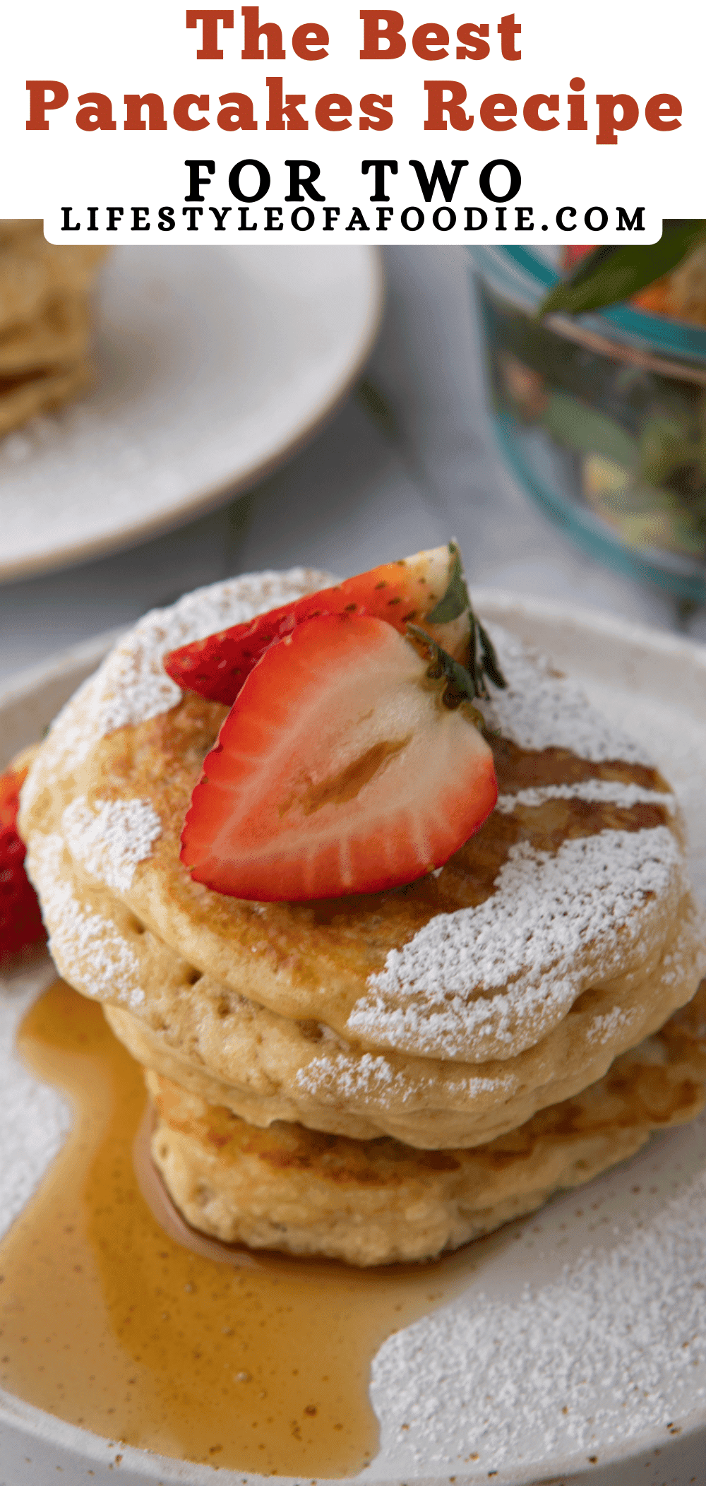 The Best Buttermilk Pancakes for Two - Lifestyle of a Foodie