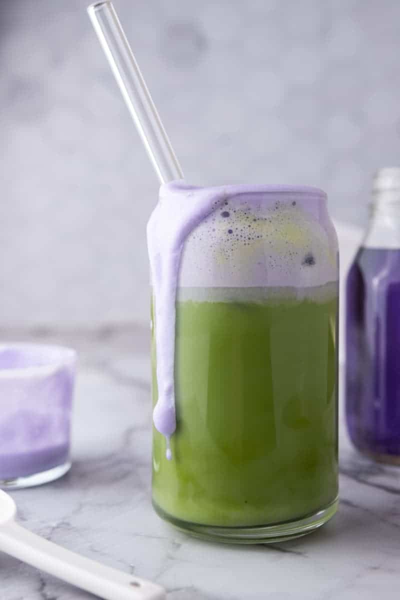 The Best Iced Starbucks Oatmilk Matcha Lavender Cream Recipe - Lifestyle of a Foodie