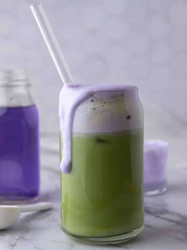 The Best Iced Starbucks Oatmilk Matcha Lavender Cream Recipe ...