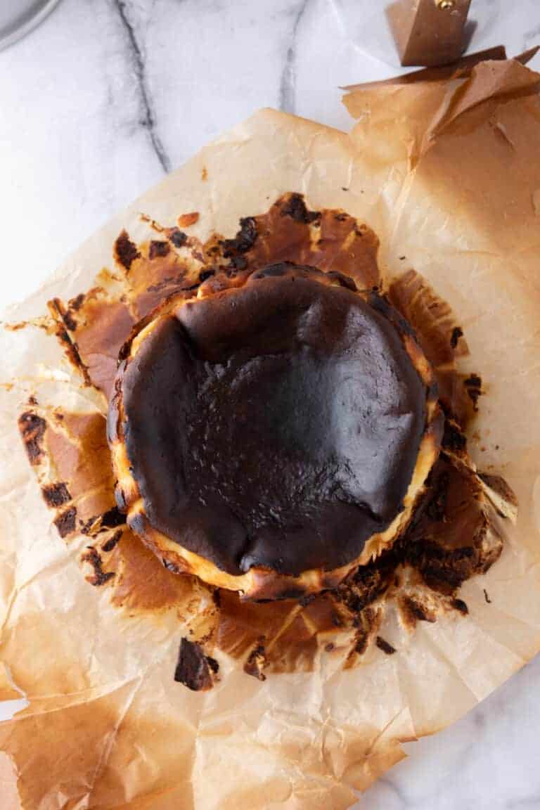The Best 6-inch Burnt Basque Cheesecake Recipe - Lifestyle of a Foodie