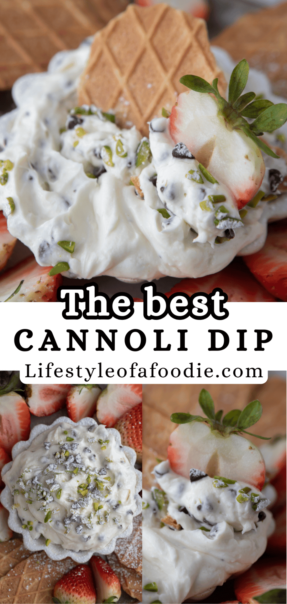 The Best Cannoli Dip Recipe - Lifestyle of a Foodie