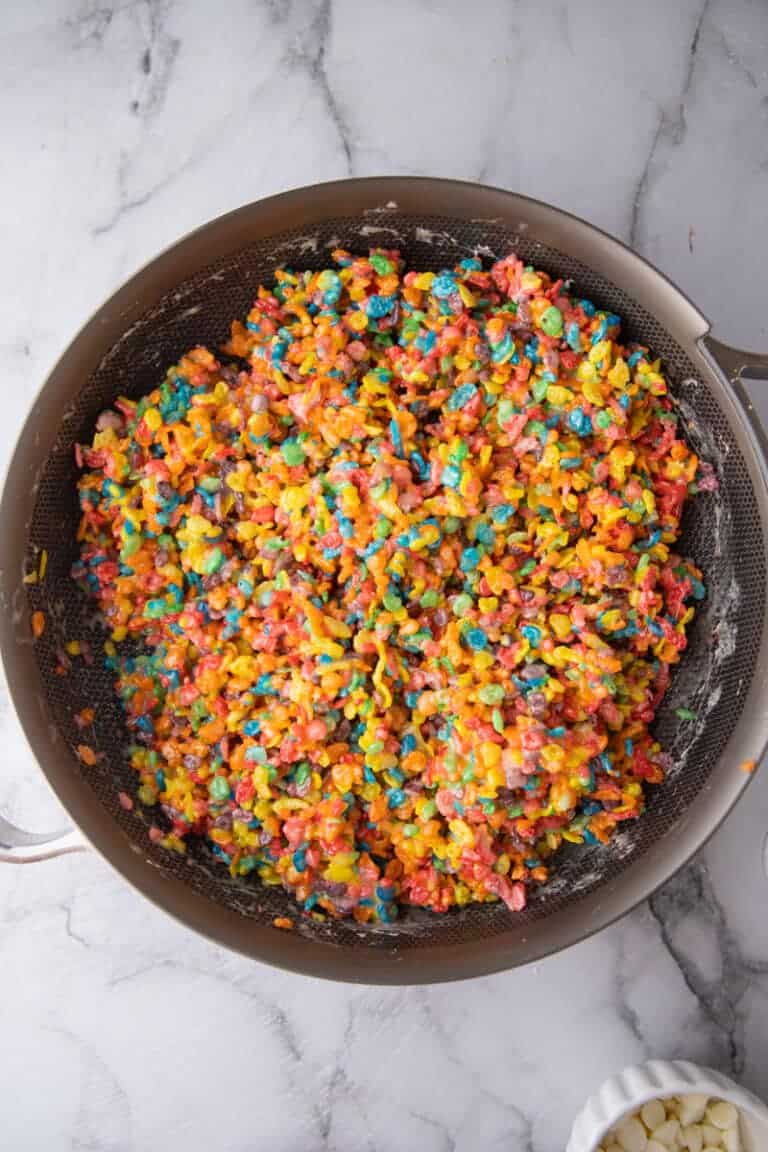 Homemade Easy Fruity Pebble Krispie Treats Recipe - Lifestyle of a Foodie