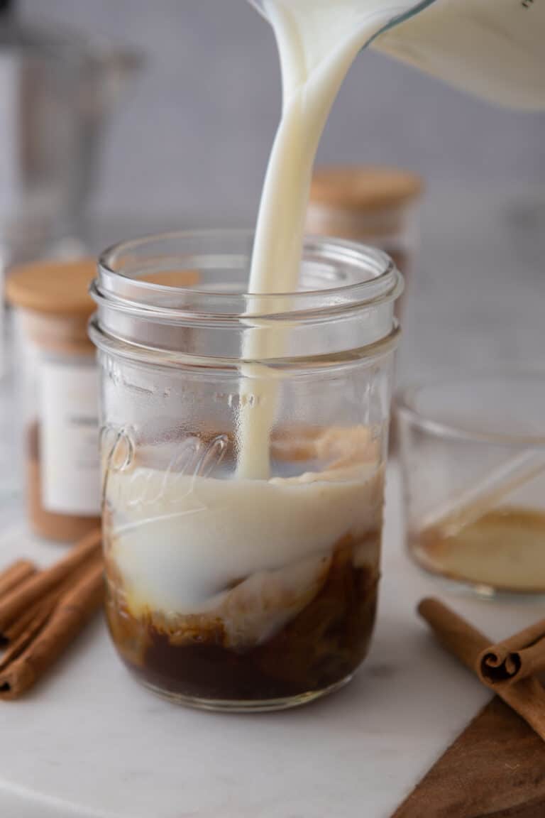 The Best Maple latte with real maple syrup (Hot & Iced) - Lifestyle of a Foodie