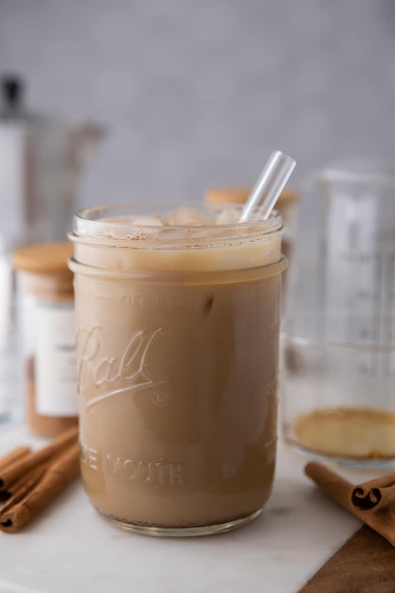 The Best Maple latte with real maple syrup (Hot & Iced) - Lifestyle of a Foodie
