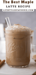 The Best Maple latte with real maple syrup (Hot & Iced) - Lifestyle of ...