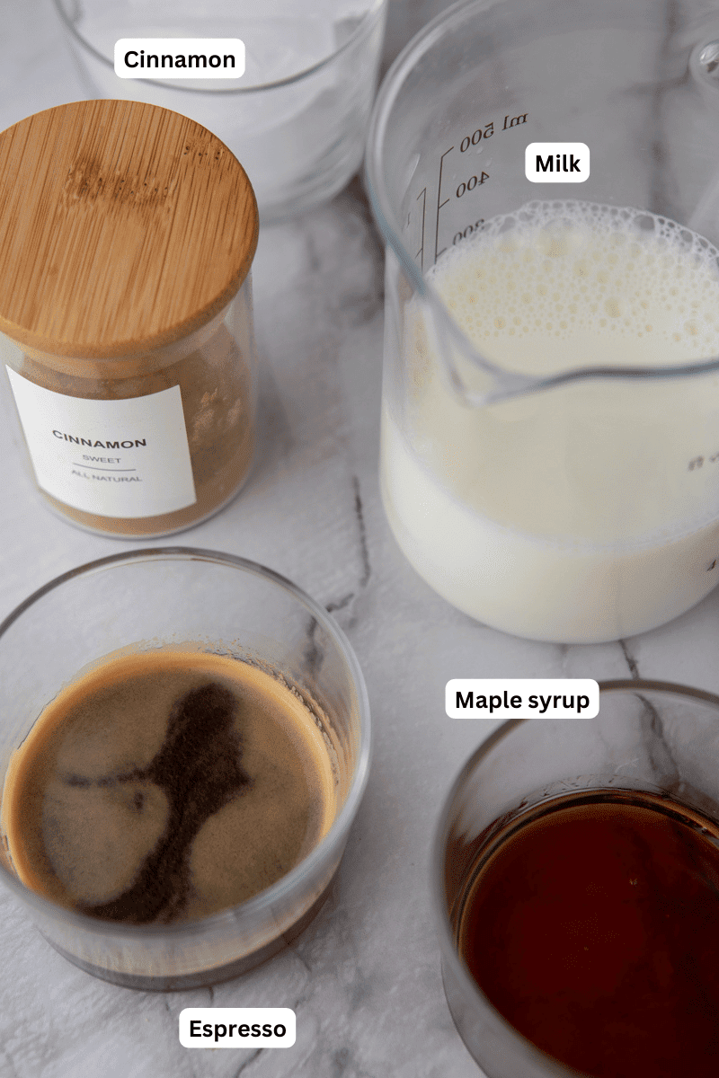 The Best Maple latte with real maple syrup (Hot & Iced) - Lifestyle of a Foodie