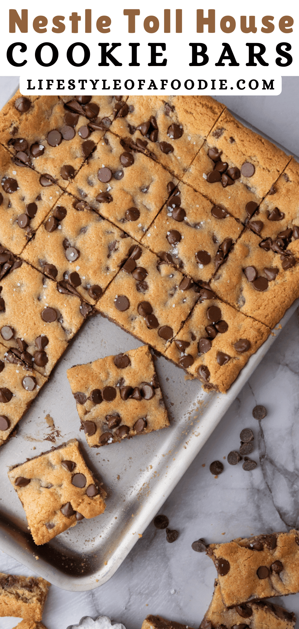 Soft & Chewy Nestle Toll House Cookie Bar Recipe - Lifestyle of a Foodie