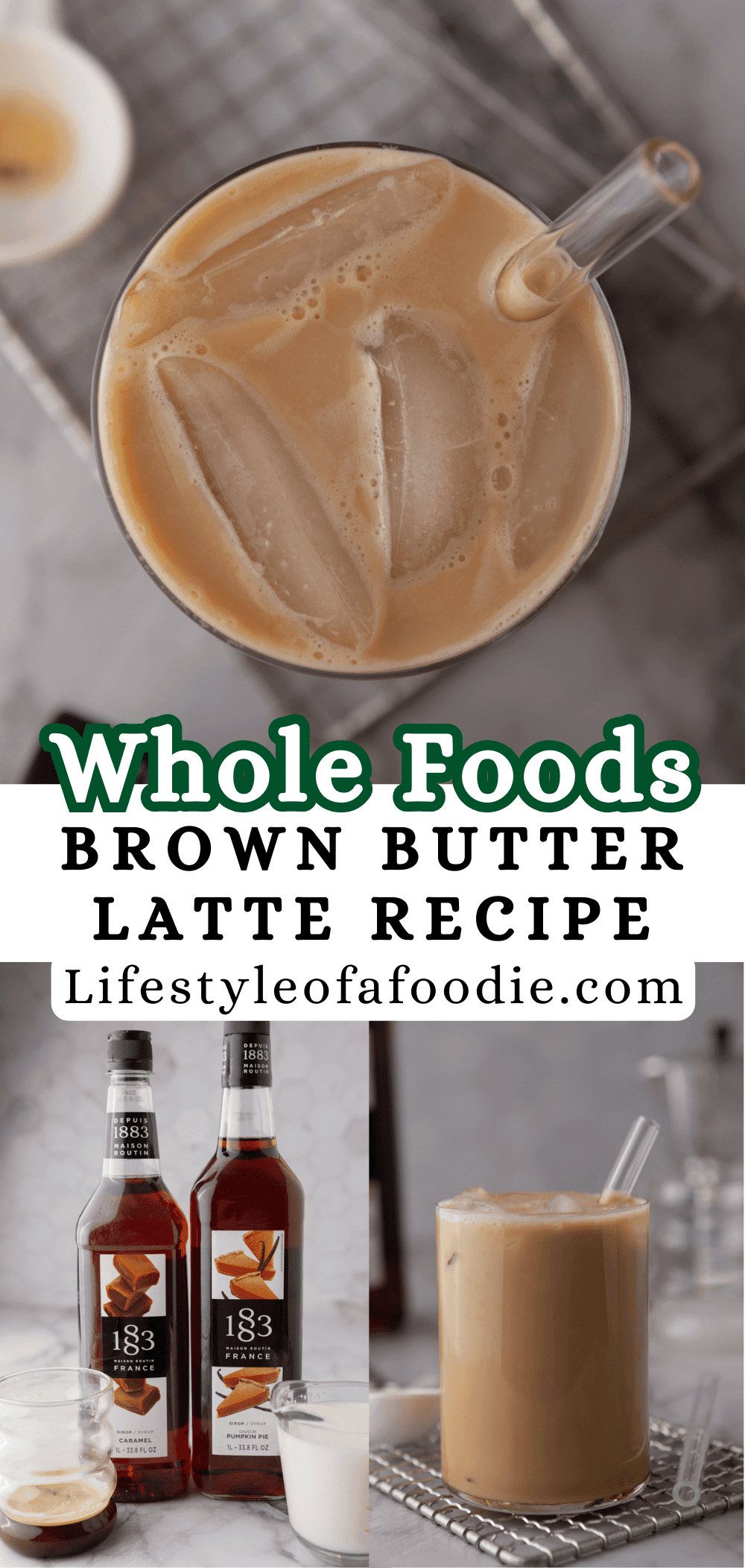 Easy Viral Whole Foods Brown Butter Cookie Latte Recipe - Lifestyle of ...