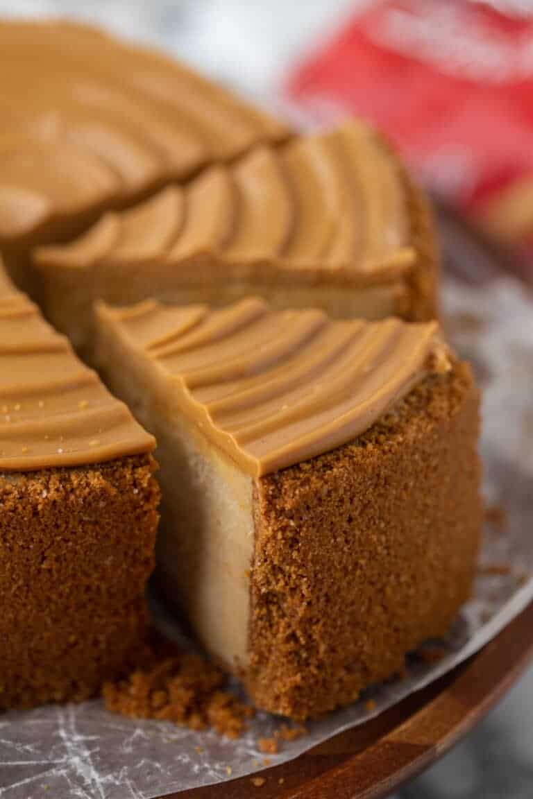 The Best 6-inch Biscoff Cheesecake Recipe - Lifestyle of a Foodie