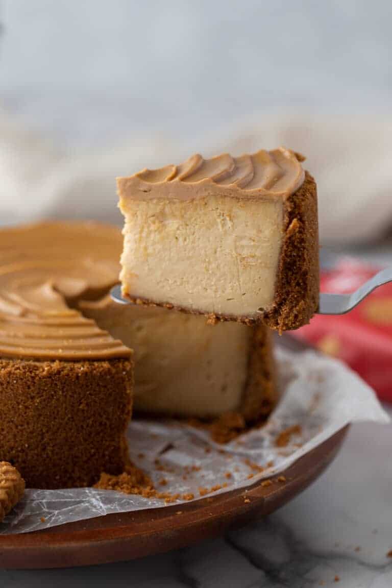 The Best 6-inch Biscoff Cheesecake Recipe - Lifestyle of a Foodie