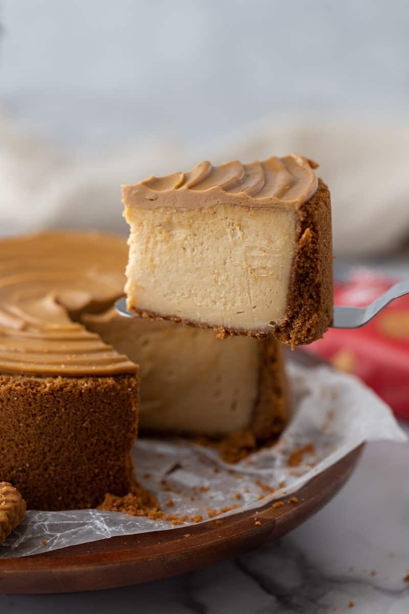 The Best 6-inch Biscoff Cheesecake Recipe - Lifestyle of a Foodie