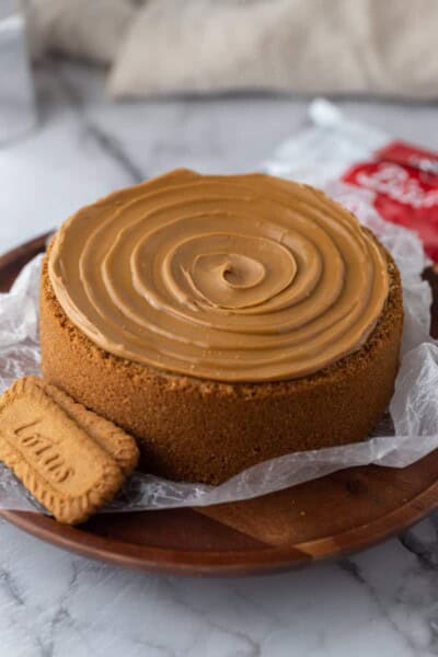 The Best 6-inch Biscoff Cheesecake Recipe - Lifestyle of a Foodie