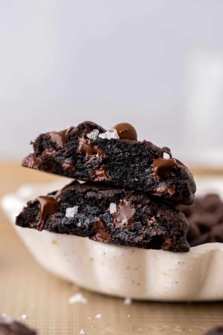 The Best Chocolate Chip Black Cocoa Cookies - Lifestyle of a Foodie