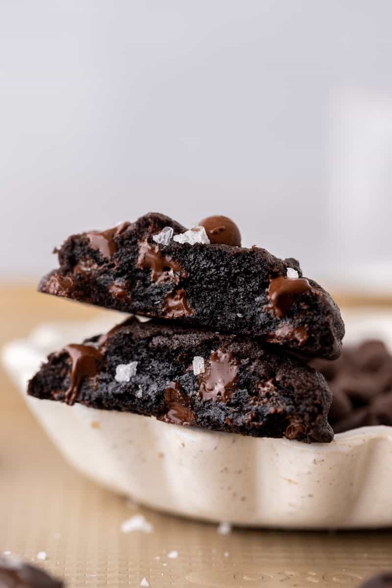 The Best Chocolate Chip Black Cocoa Cookies - Lifestyle of a Foodie