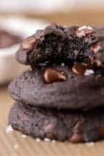 The Best Chocolate Chip Black Cocoa Cookies - Lifestyle of a Foodie