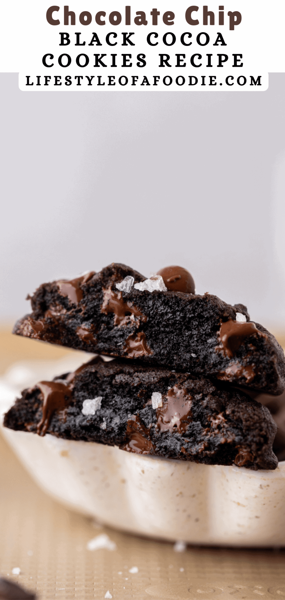 The Best Chocolate Chip Black Cocoa Cookies - Lifestyle of a Foodie
