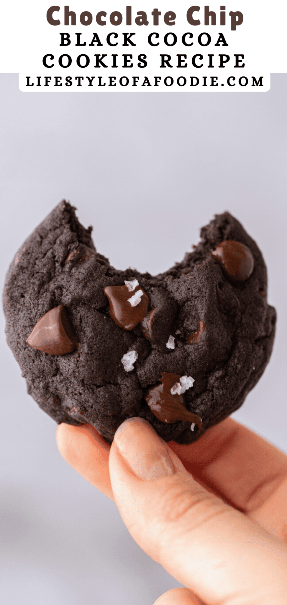 The Best Chocolate Chip Black Cocoa Cookies - Lifestyle of a Foodie