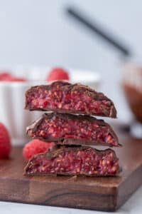 Easy Healthy Raspberry Jam Chocolate Bites Recipe - Lifestyle of a Foodie
