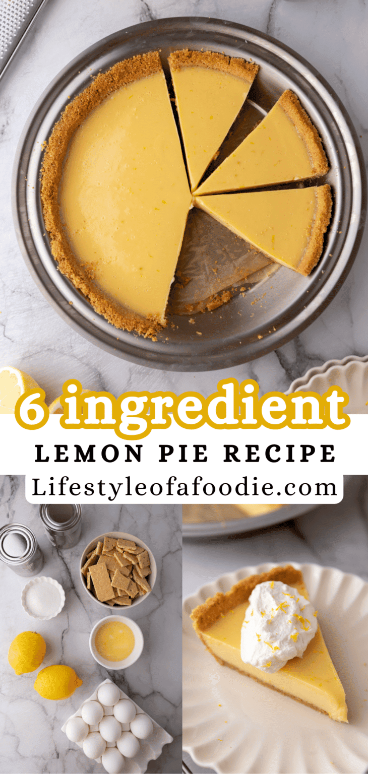 The Best Lemon Pie with Graham Cracker Crust Recipe - Lifestyle of a Foodie