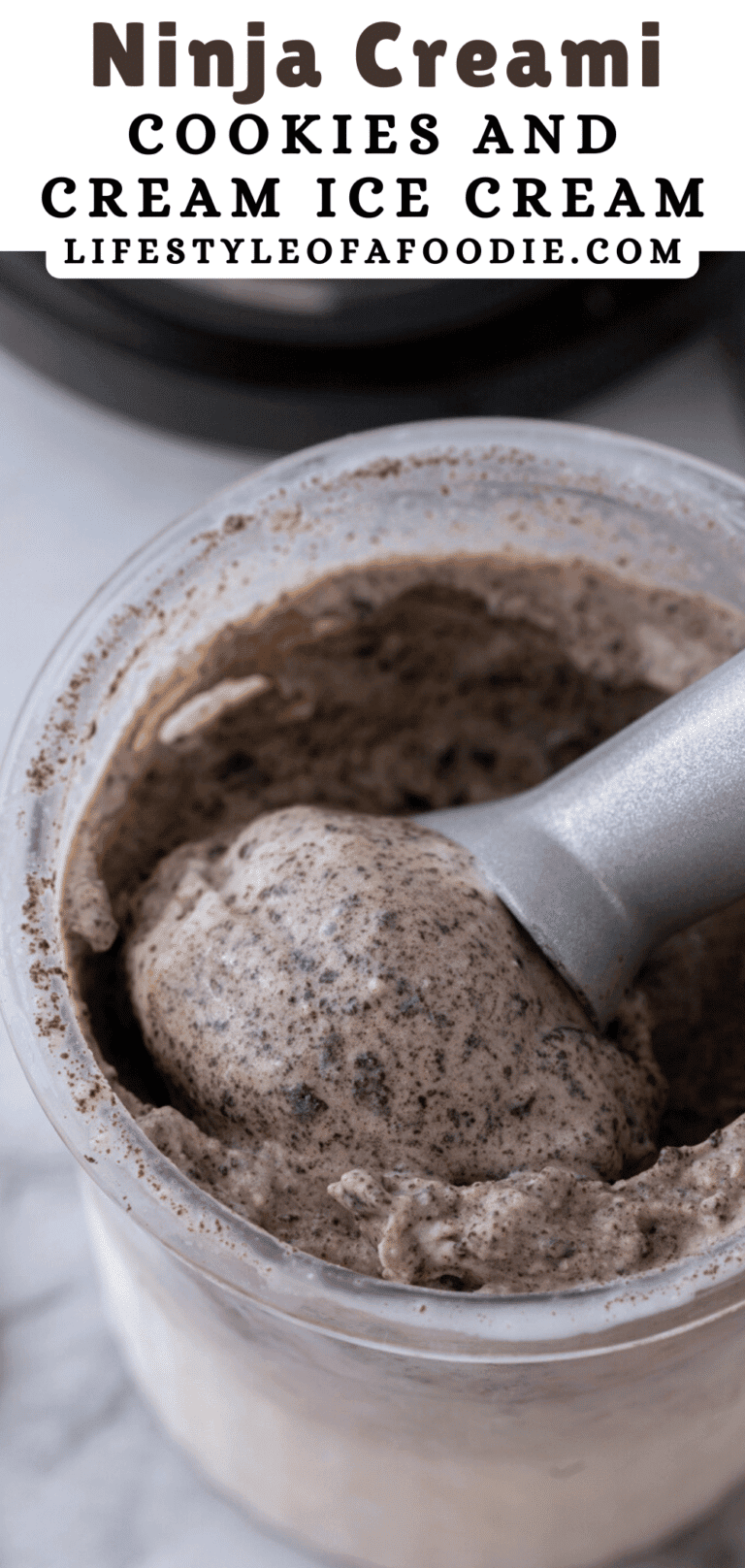 The Best Ninja Creami Cookies and Cream Recipe - Lifestyle of a Foodie