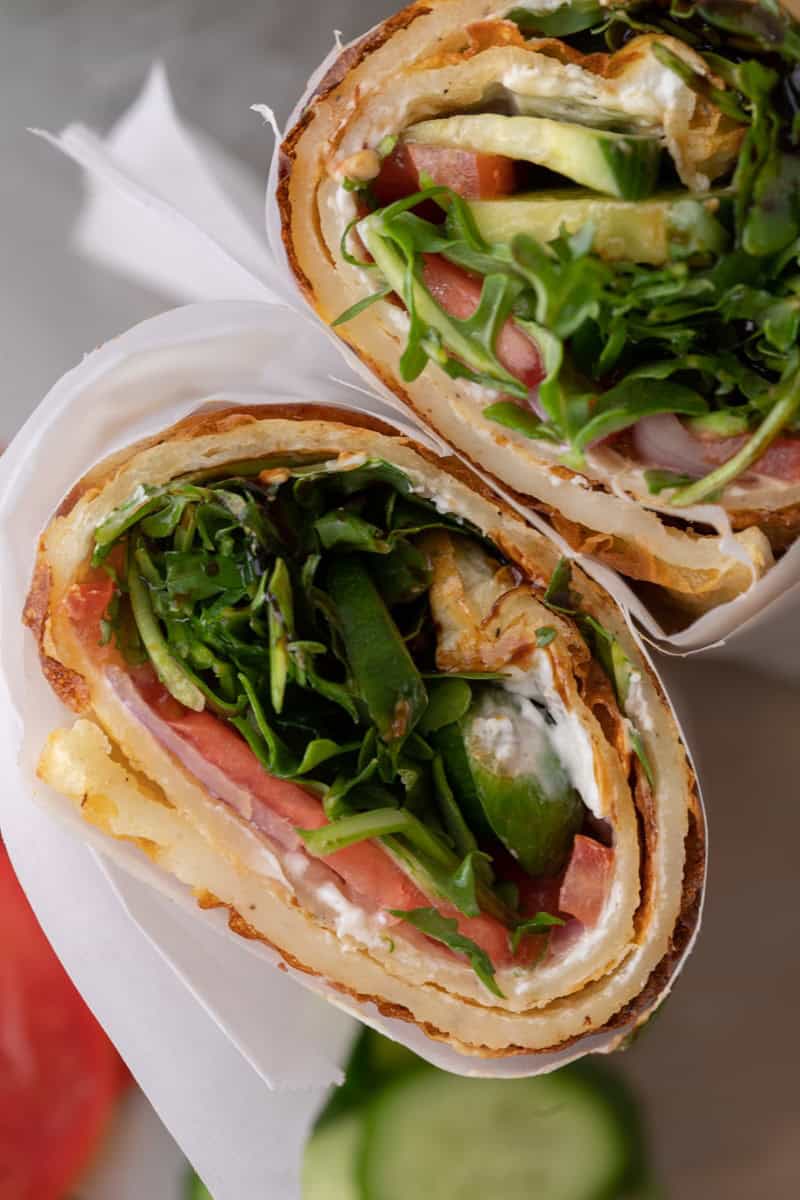 Cottage Cheese Wrap Recipe (High Protein Egg White Wrap)