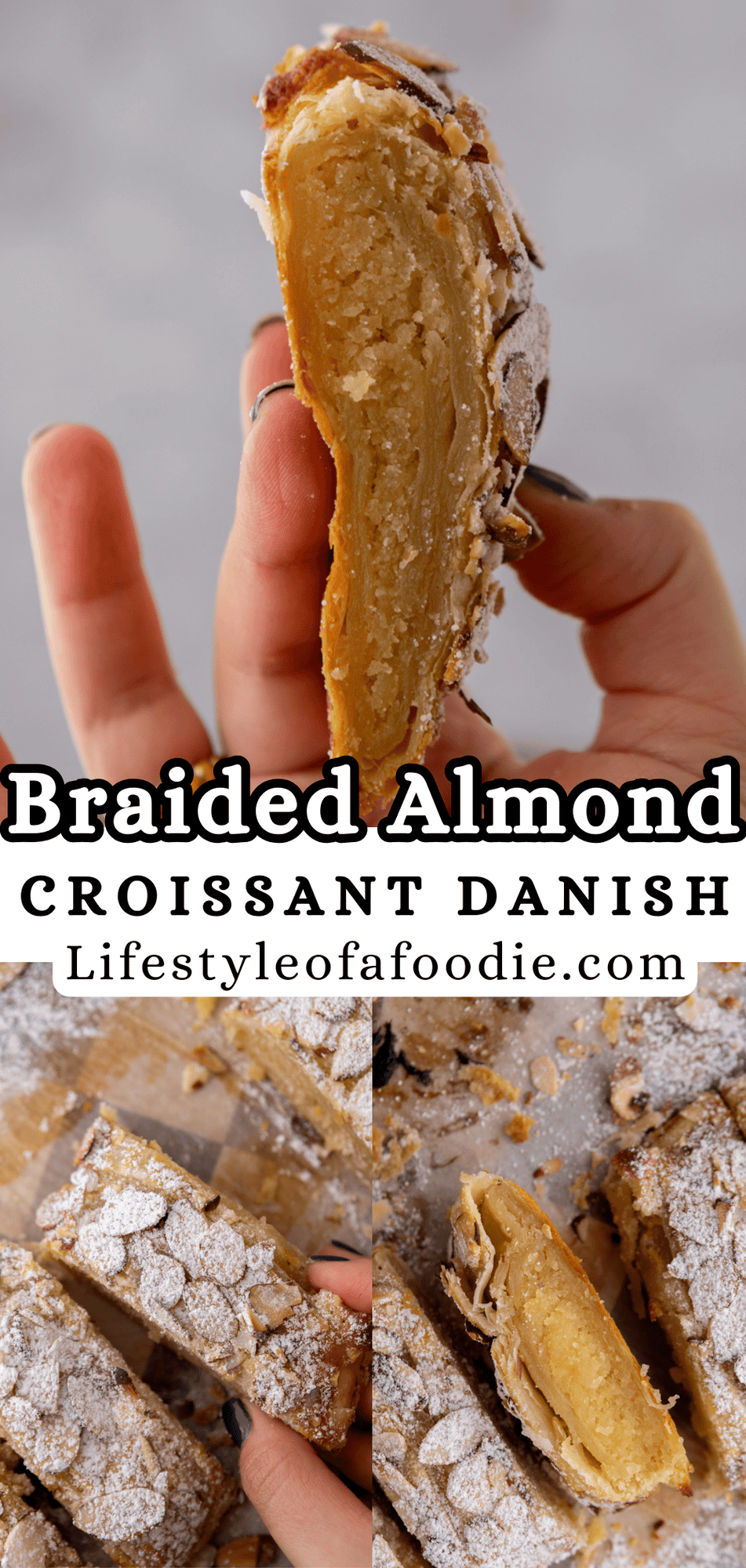 The Best Braided Almond Croissant Danish Recipe - Lifestyle of a Foodie