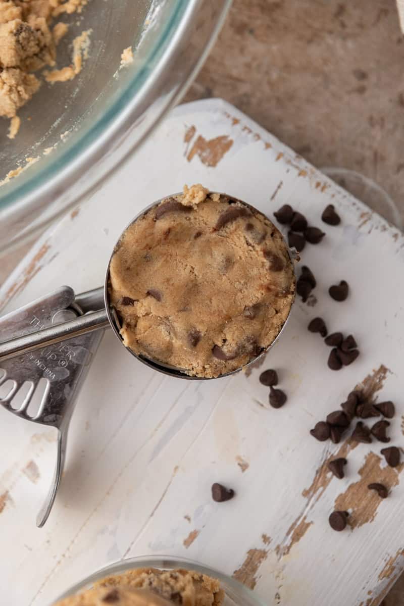 The Best edible chocolate chip cookie dough recipe - Lifestyle of a Foodie