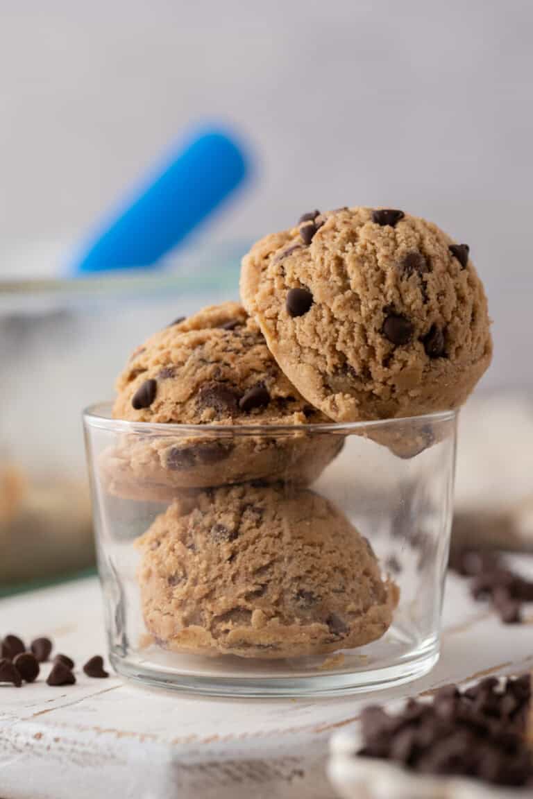 The Best edible chocolate chip cookie dough recipe - Lifestyle of a Foodie