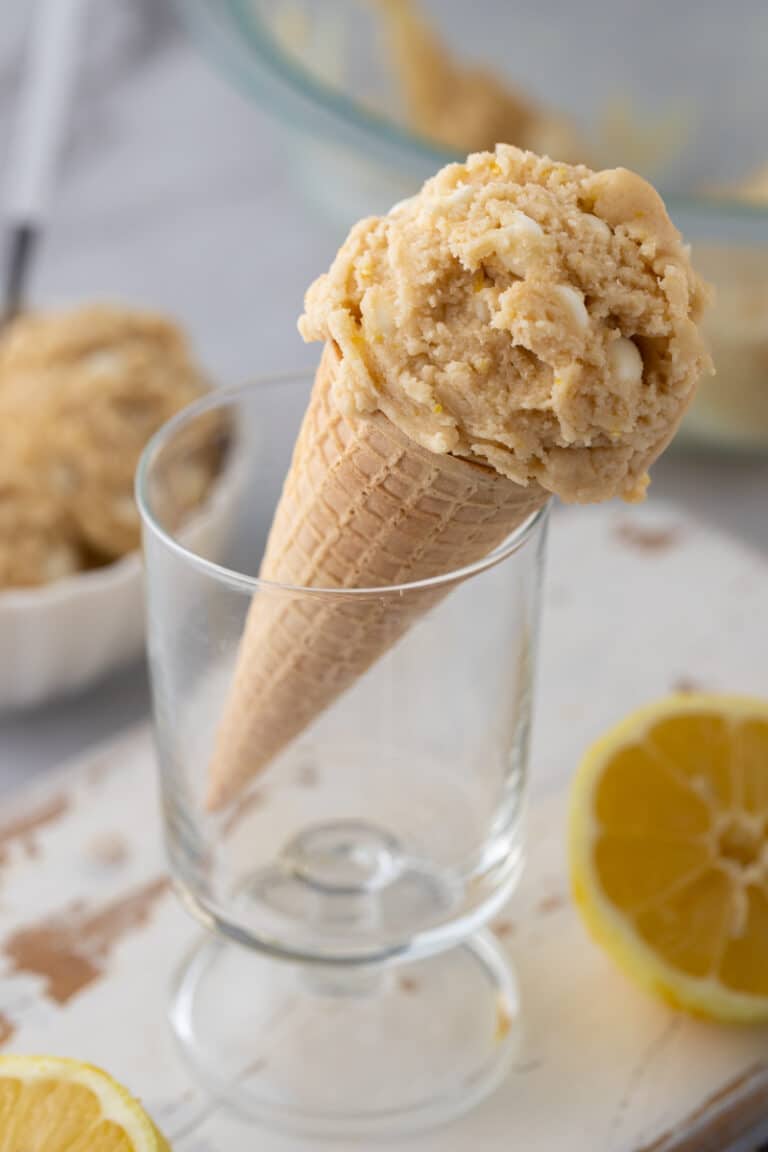 The Best Edible Lemon Cookie Dough Recipe - Lifestyle of a Foodie