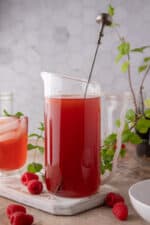 The Best Raspberry Iced Tea Recipe - Lifestyle of a Foodie
