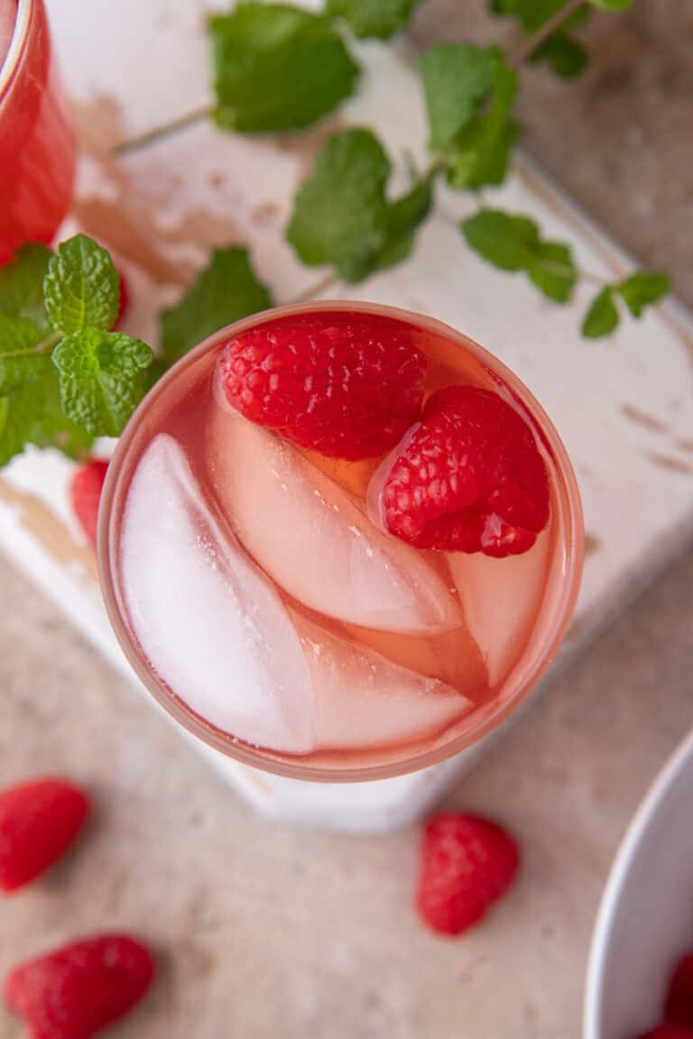 The Best Raspberry Iced Tea Recipe - Lifestyle of a Foodie