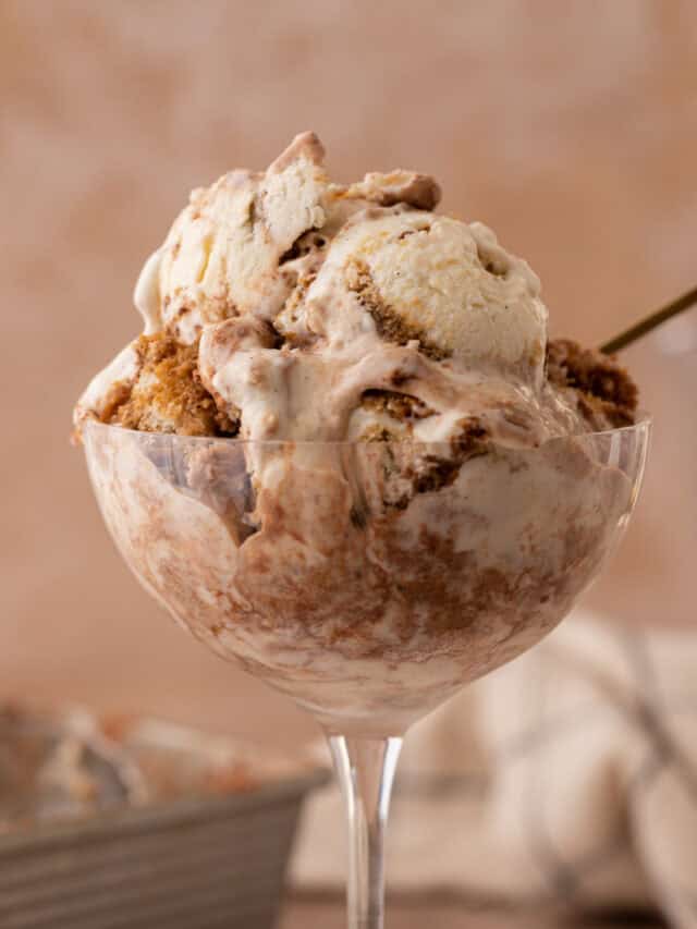 Tiramisu Ice Cream (No-Churn + Ninja Creami)