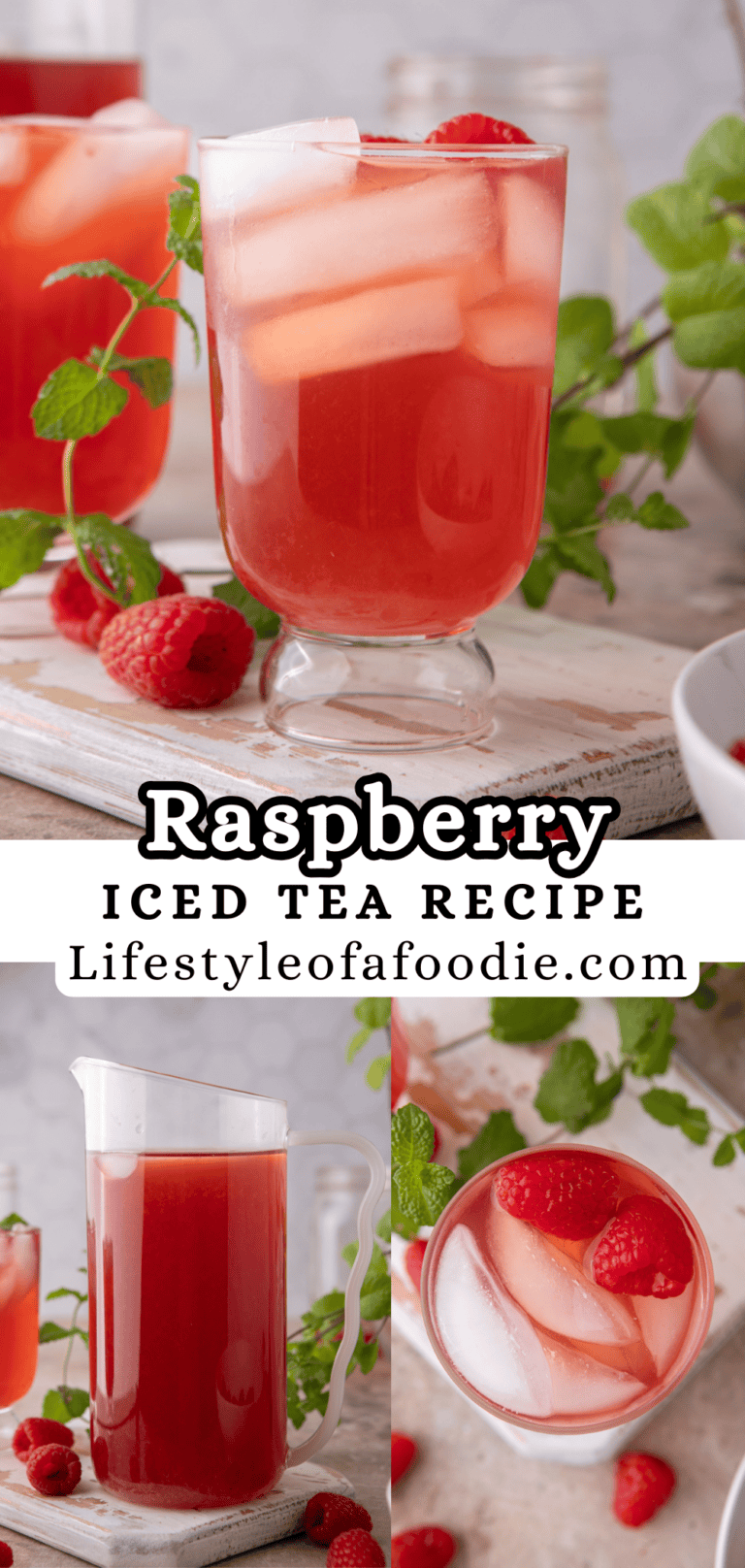 The Best Raspberry Iced Tea Recipe - Lifestyle of a Foodie