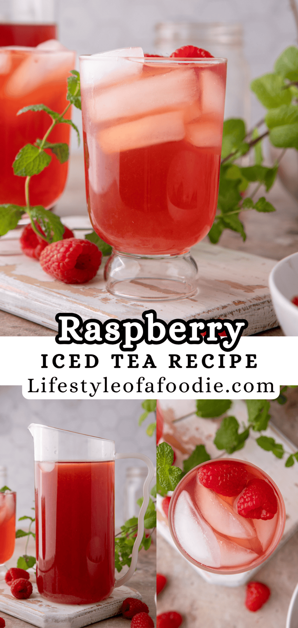 The Best Raspberry Iced Tea Recipe - Lifestyle of a Foodie