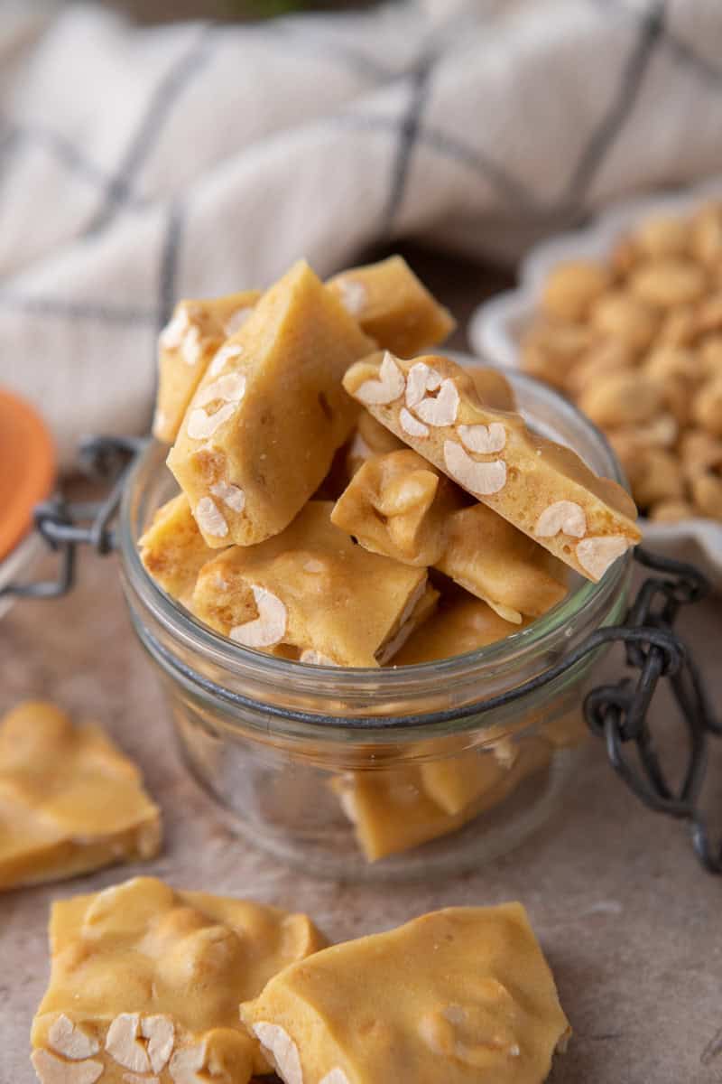 The Best Microwave Peanut Brittle Recipe - Lifestyle of a Foodie