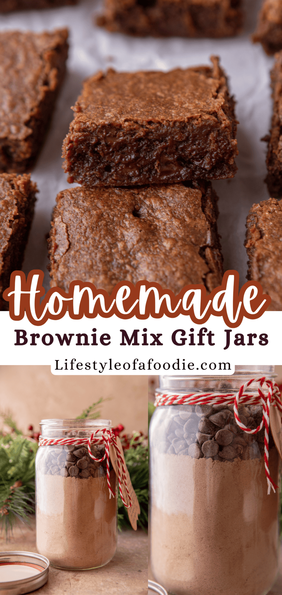 Homemade Brownie Mix in a Jar - Lifestyle of a Foodie