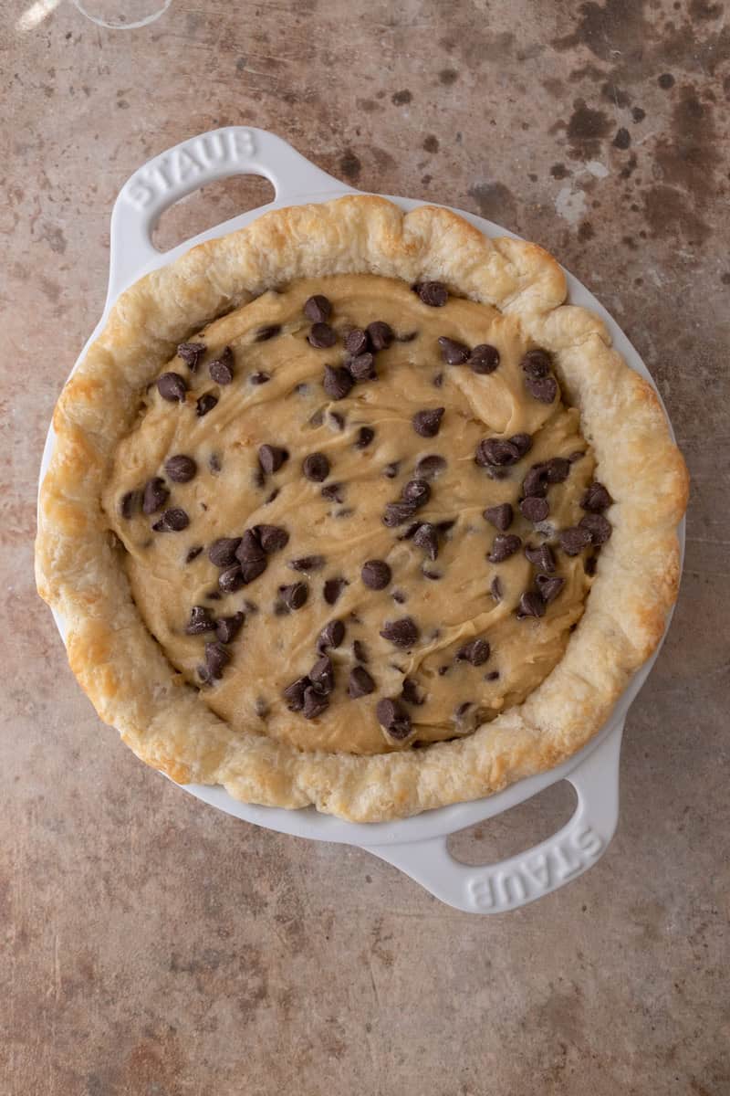 The Best Chocolate Chip Cookie Pie Recipe - Lifestyle of a Foodie